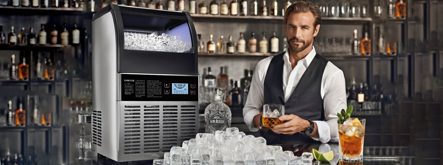 GSEICE Ice Cream Machine, Ice Machine, Slushy Machine Official Store