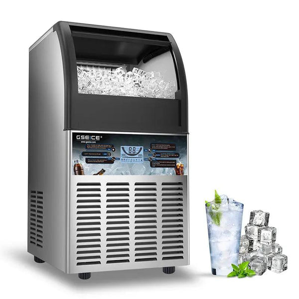 GSEICE SY100 110V Commercial Ice Maker for Bar, Home, Supermarkets